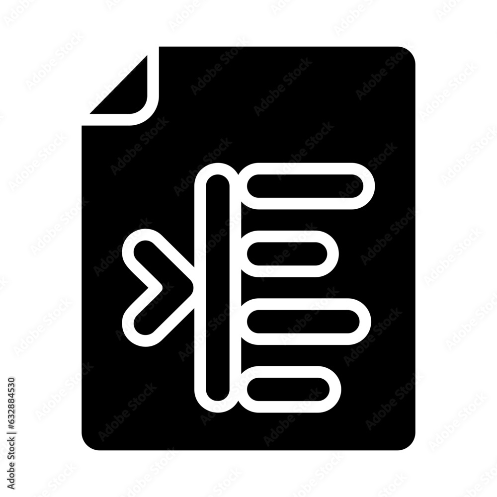 Left justification, left align, left side alignment, left positioning ...