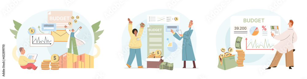 People analysis budget. Calculate financial plan of save income and ...