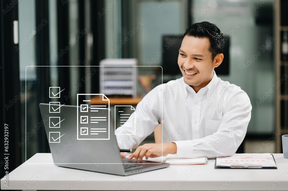 Checklist and filling survey form online. Document management system ...
