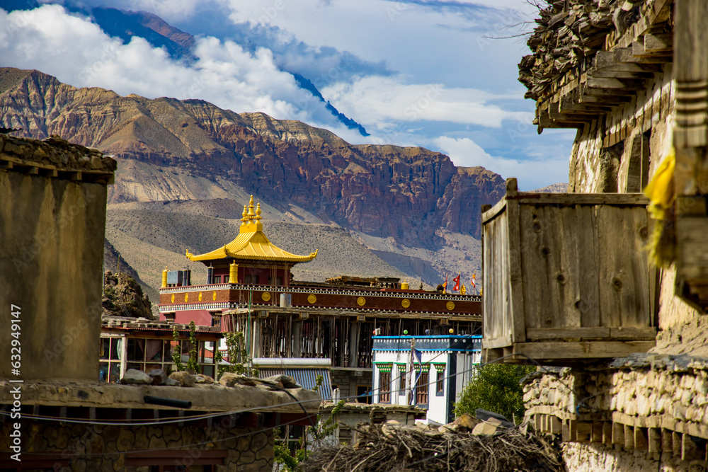 Kag Chode Thupten Samphel Ling Monastery, Kagbeni, Centuries Old Gompa ...