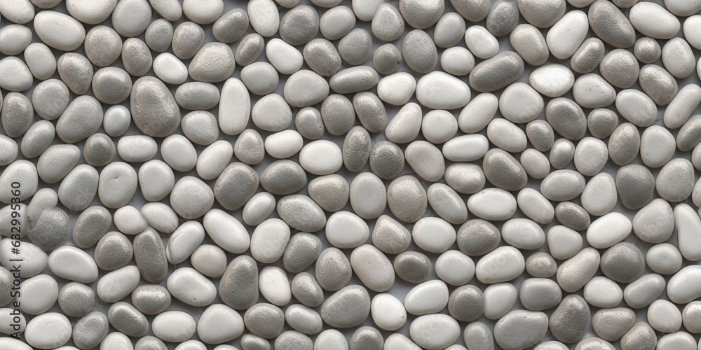 Seamless grey cobblestone background texture. Tileable shiny smooth ...