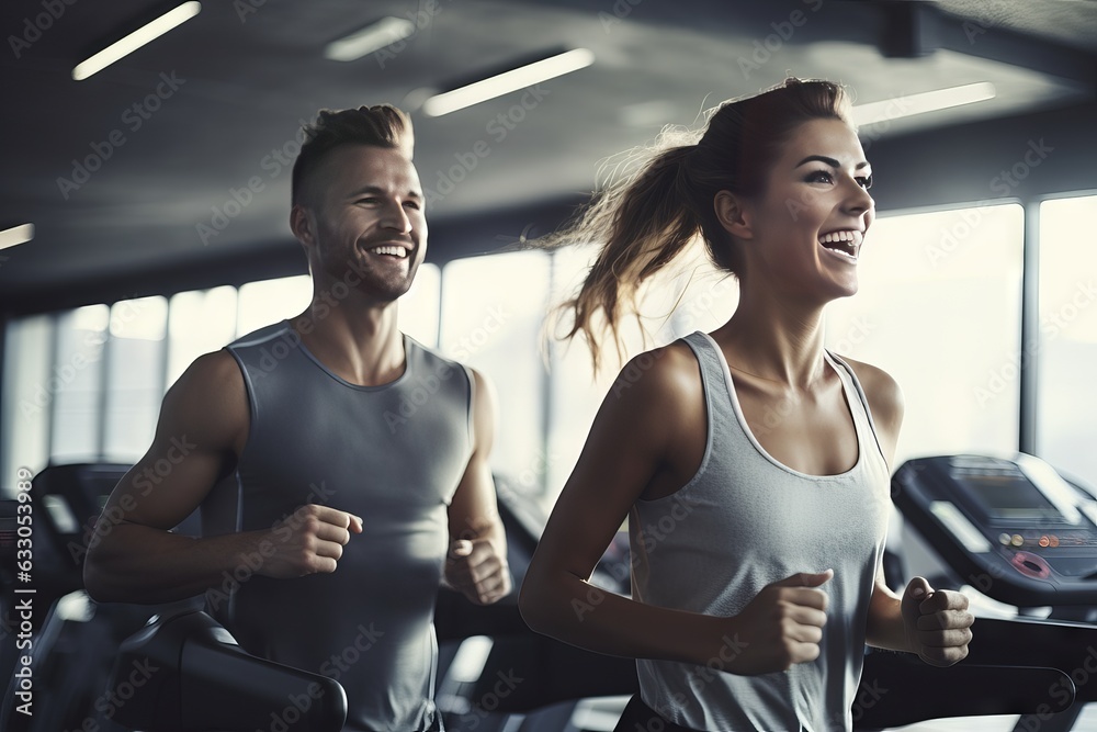 Dynamic Duo: Young Athletes Exude Determination Exercising Together in ...