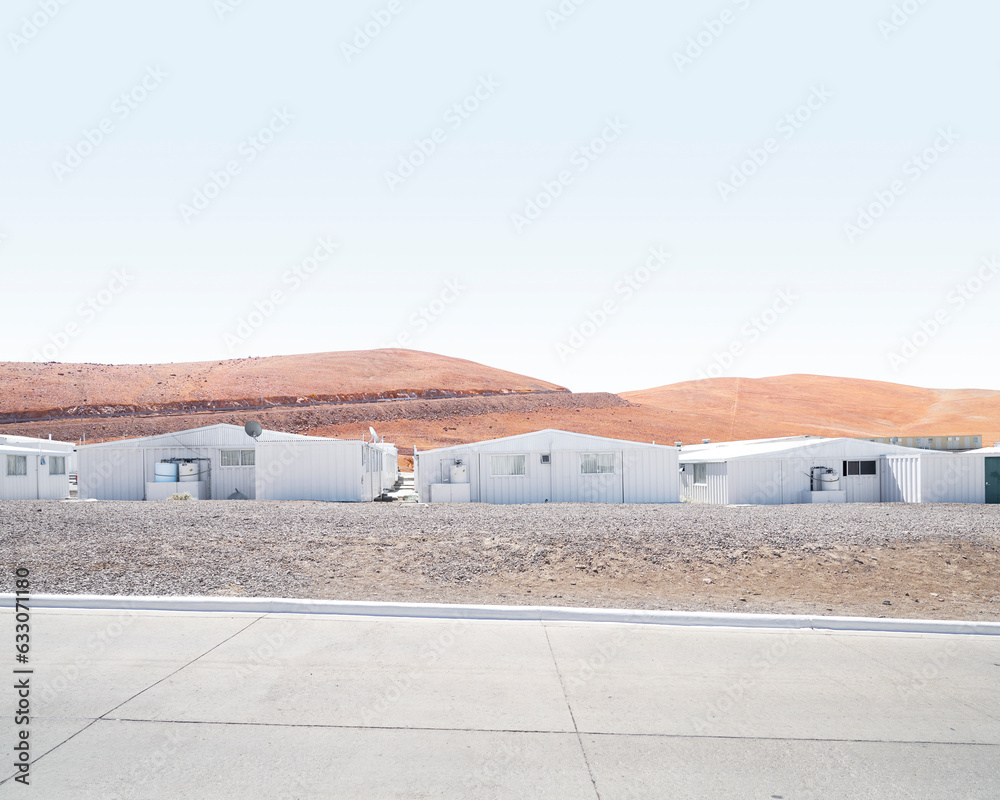 Facade of ESO Hotel and Cerro Paranal in Chile Stock Photo | Adobe Stock