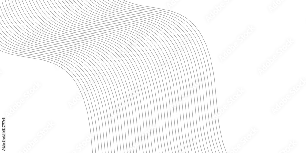 Abstract grey wave lines on transparent background. Tech, business ... Abstract grey wave lines on transparent background. Tech, business ...