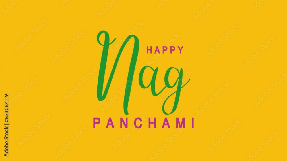 Happy Nag Panchami Animation. Great for Nag Panchami Celebrations ...