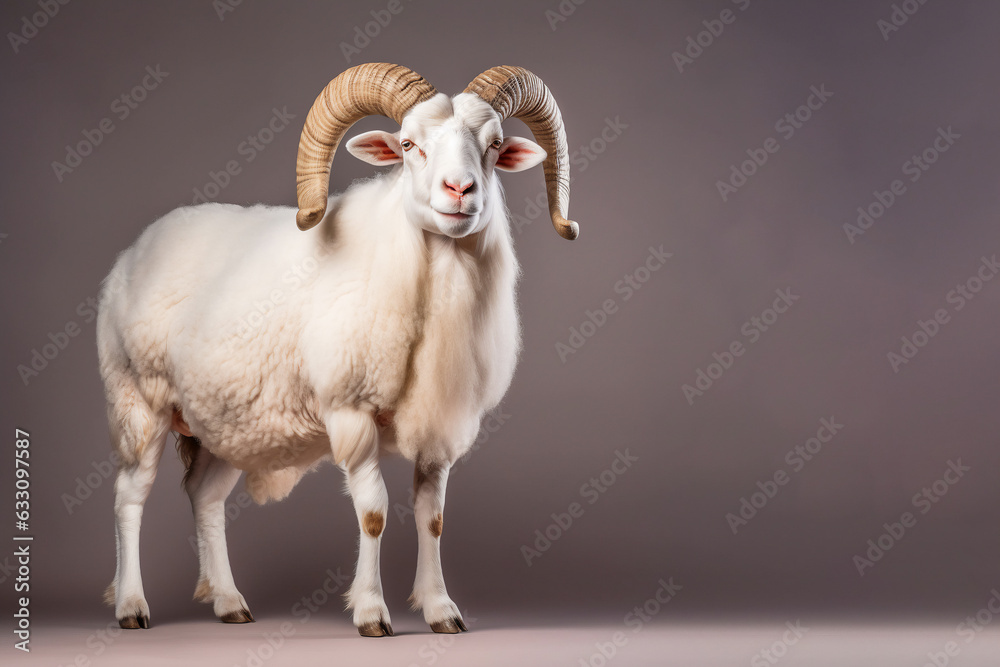 Ram and Lamb during Eid ul-Adha, Islamic Sacrifice Feast, Kurban ...