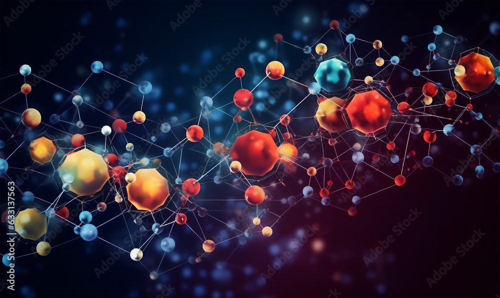 The intricate structure of a cell, showcasing its molecular composition ...
