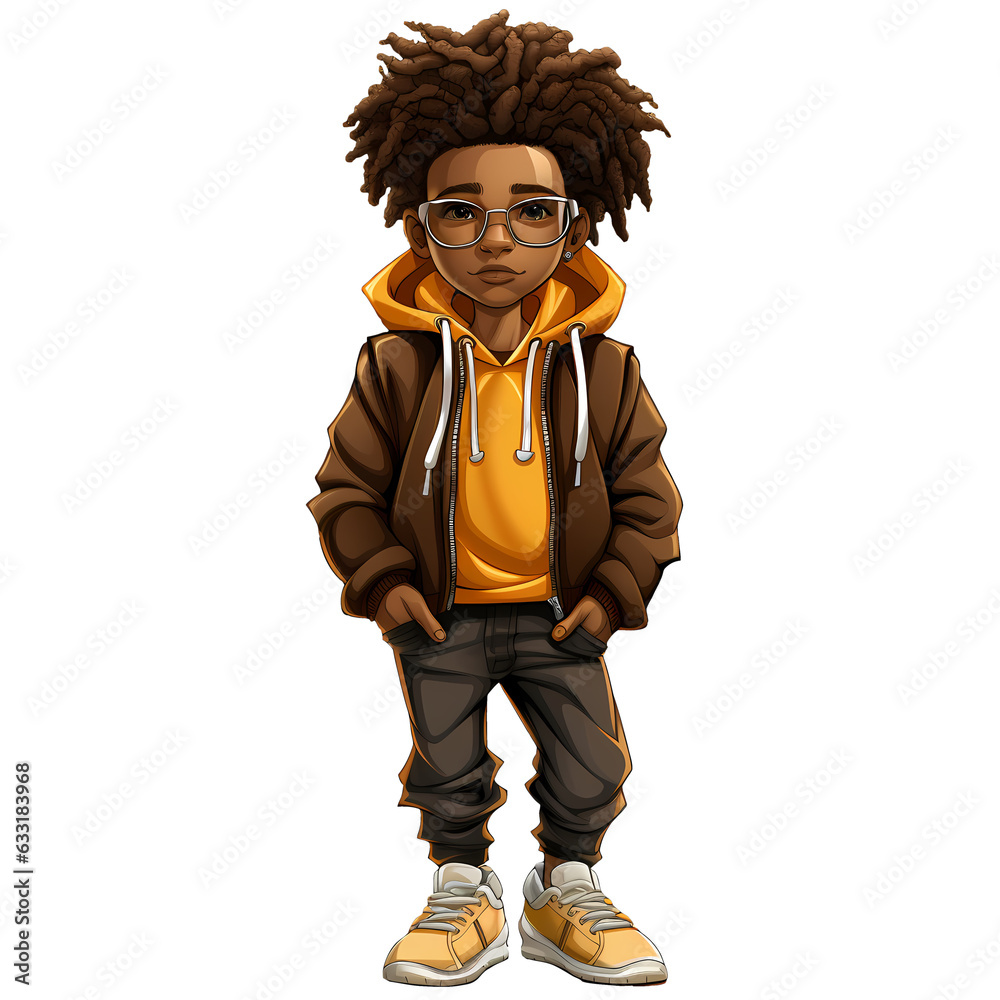 Black Boy African American Clipart Illustration Stock Illustration ...
