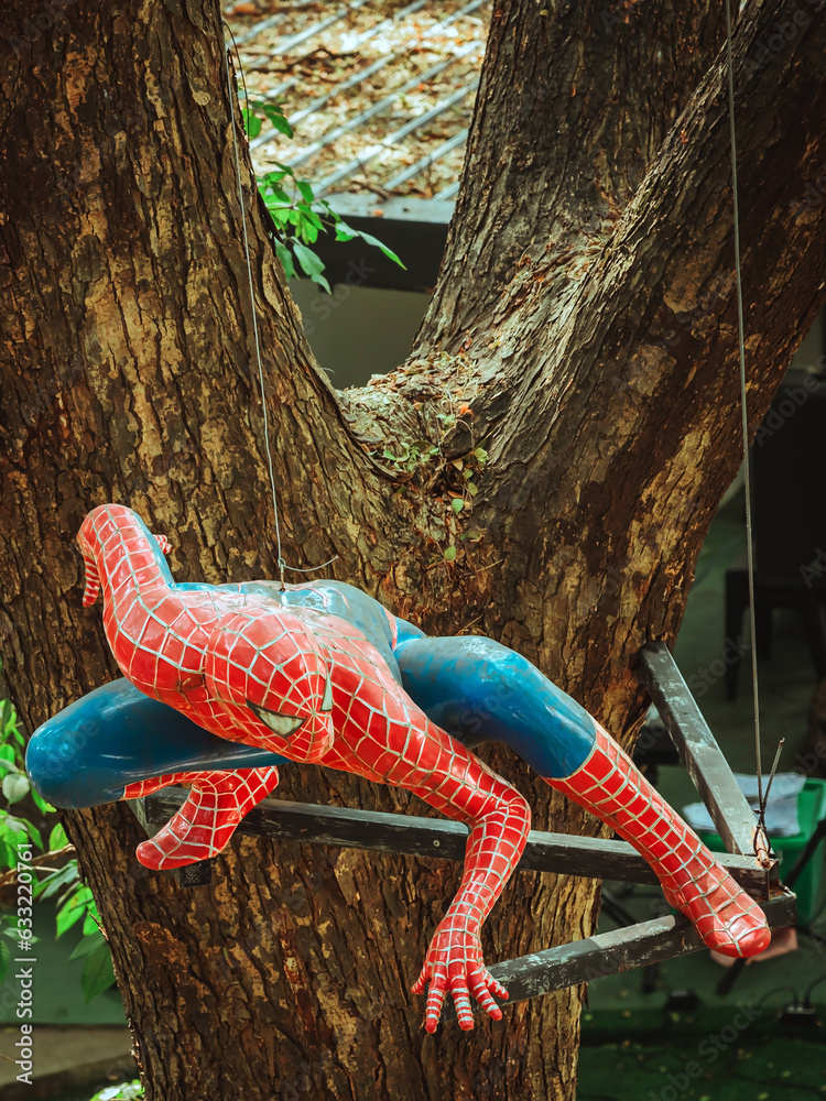 RATCHABURI -THAILAND,DECEMBER 31 ,2022 : A beautiful statue of ...