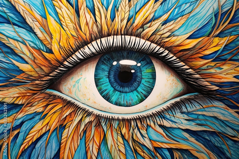 Captivating Emotions Unveiled: A Kaleidoscope of Intense Eye Drawings ...