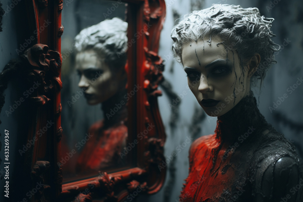 Fotografia do Stock: thought-provoking composition of a vampire's ...