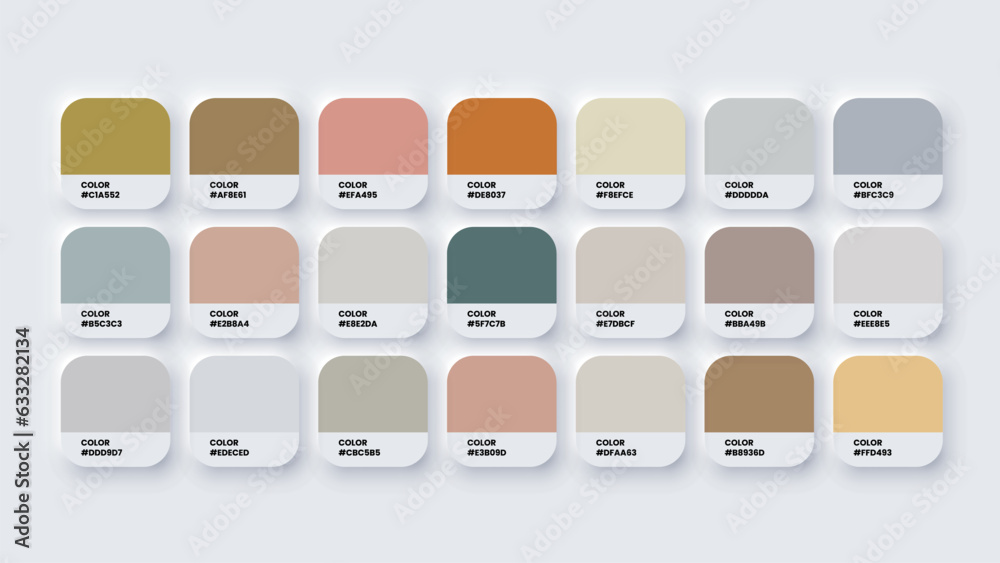 Plakat, Poster Color Palette, Procreate Color Swatches in RGB, HEX ...