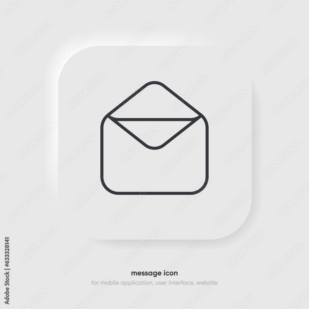 Flat vector chat message icons isolated on white background ...