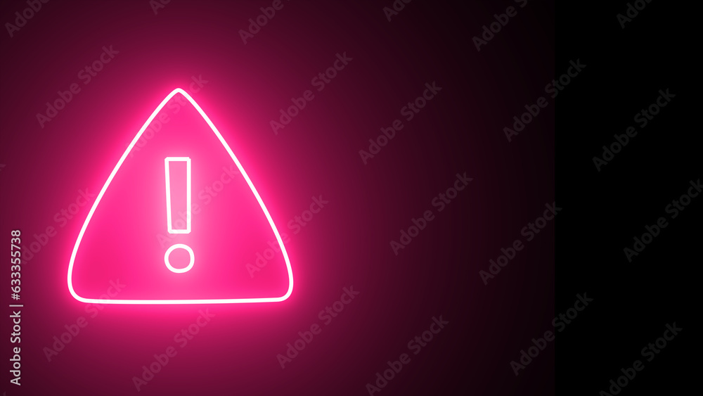 Warning icon. Danger warning attention sign with exclamation mark ...