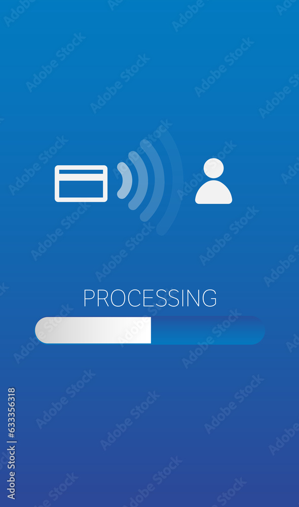 Digital png illustration of processing text on transparent background ...