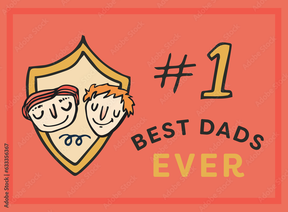 Digital png illustration of best dads ever text on transparent ...