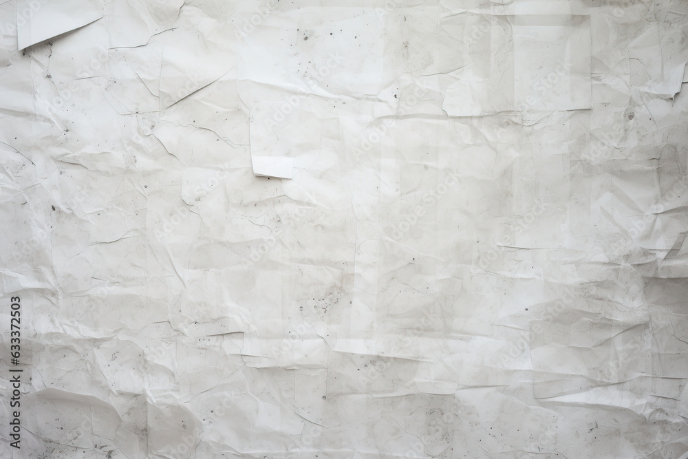 White craft paper texture with old newspaper vignette. Abstract art ...