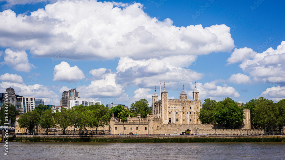 London, United Kingdom, 21 june 2023:The Tower of London castle former ...