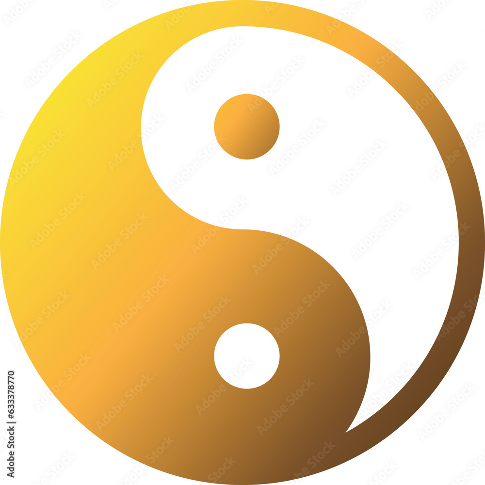 Digital png illustration of ying yang sign on transparent background ...