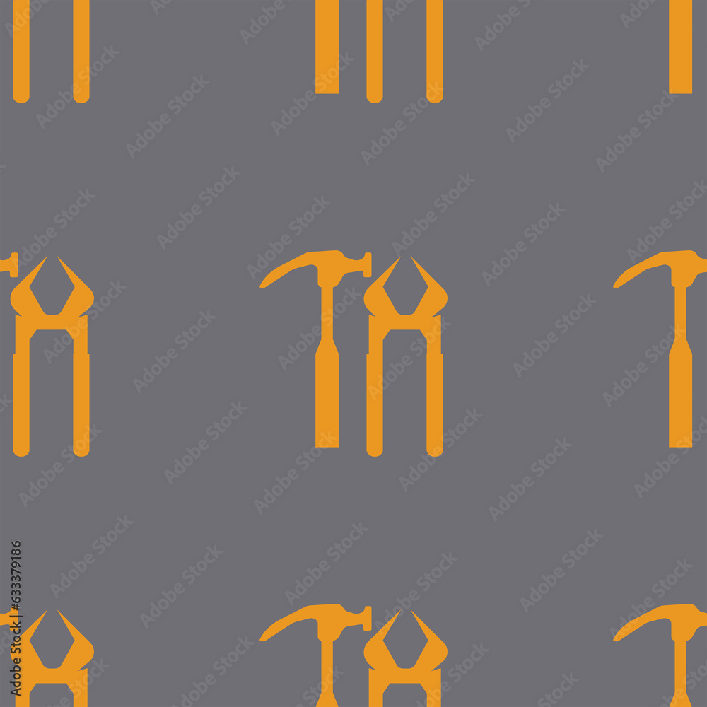 Digital png illustration of orange tools on transparent background ...