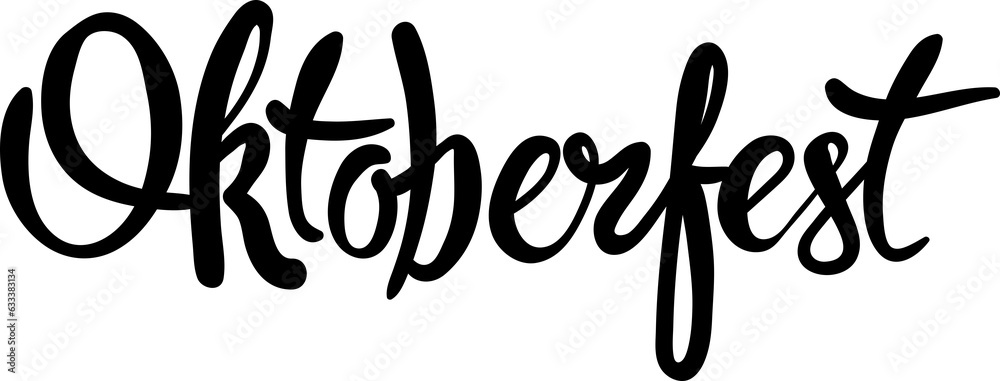 Digital png illustration of oktoberfest text on transparent background ...