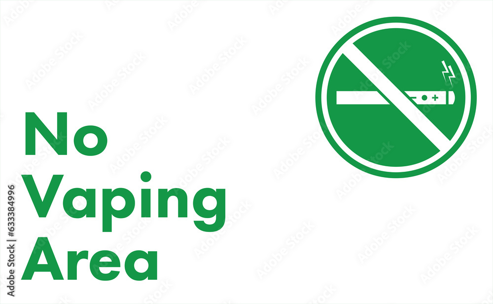 Digital png illustration of sing with no vaping area text on ...