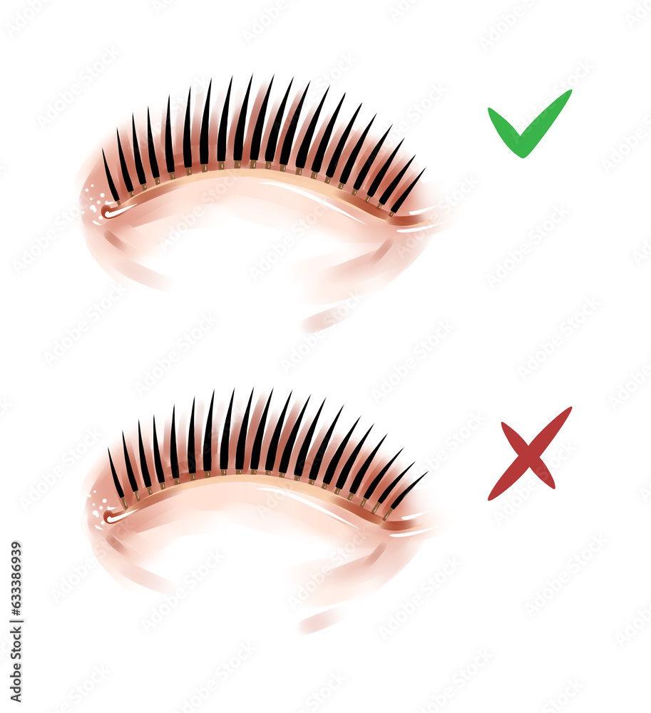 Fototapeta Volume Eyelash Extension Application and Style Guide ...