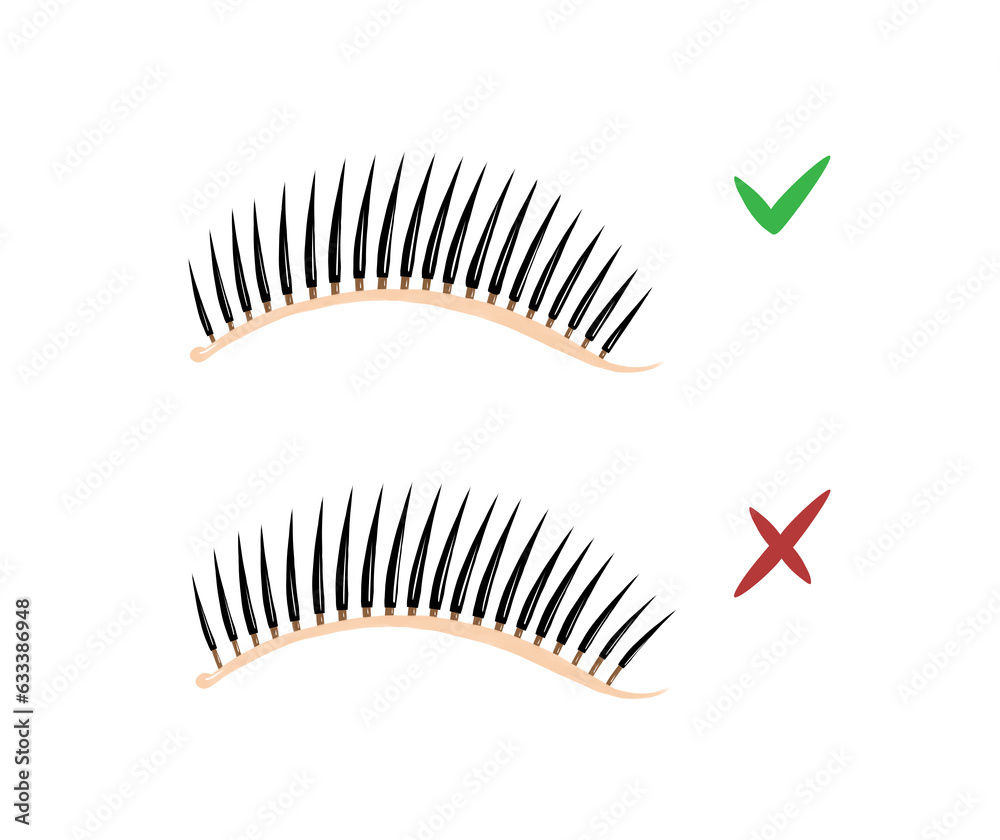 Volume Eyelash Extension Application and Style Guide. Direction look ...