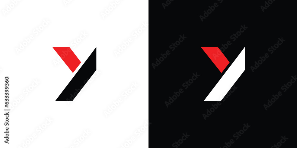Modern and simple Y logo design Stock Vector | Adobe Stock