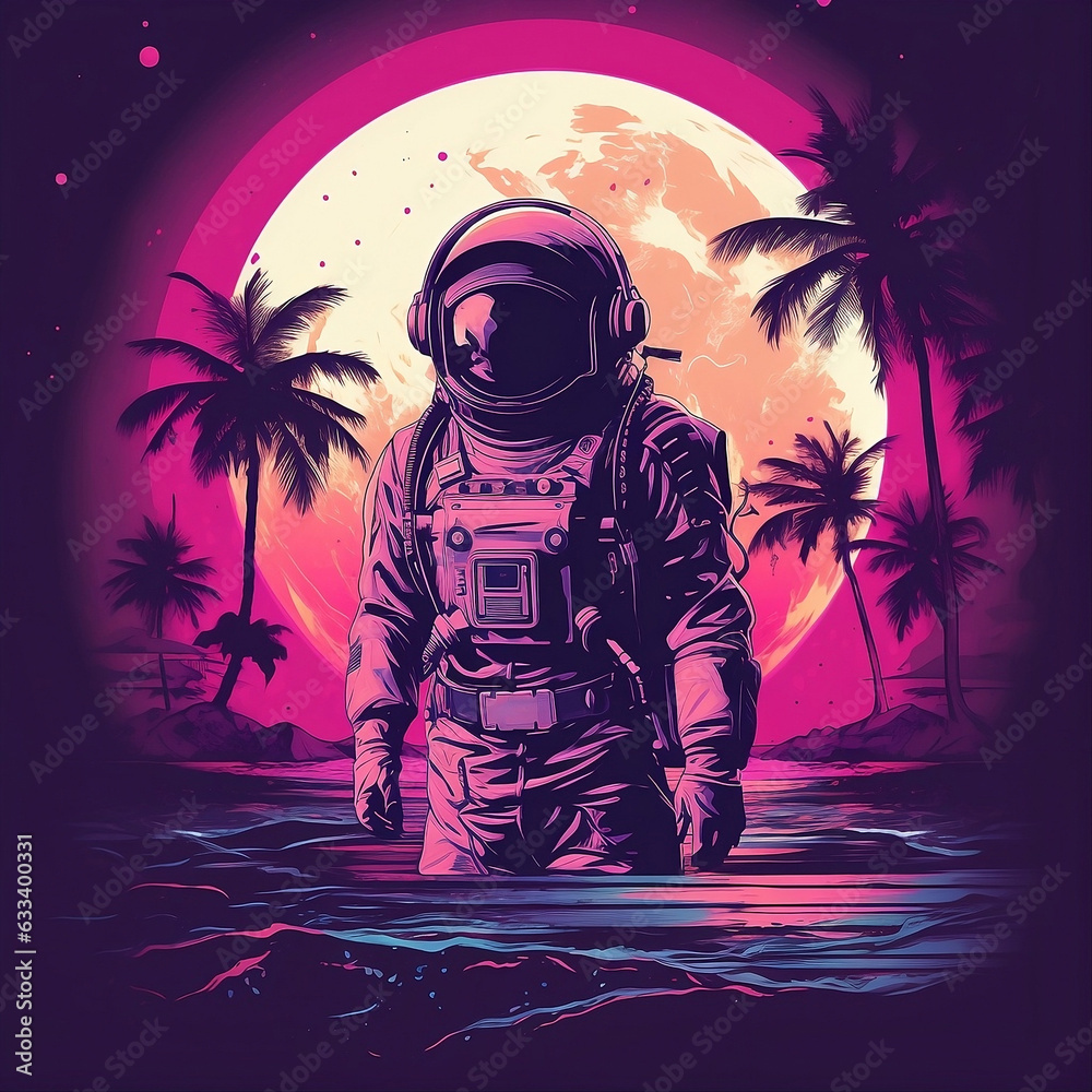 a t-shirt design from a humanized fly with an astronaut helmet in a ...