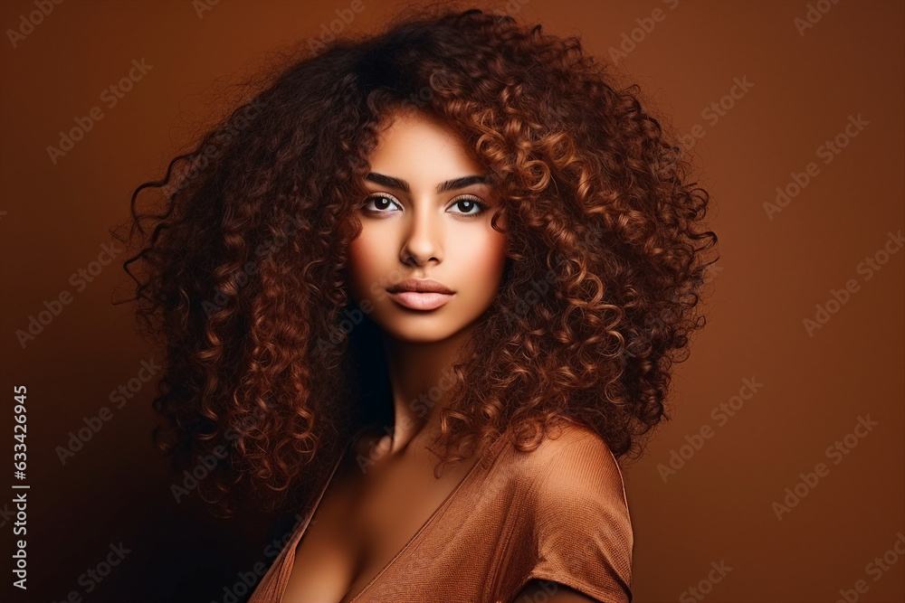 Generative AI illustration of amazing diversity ethnicity woman with ...