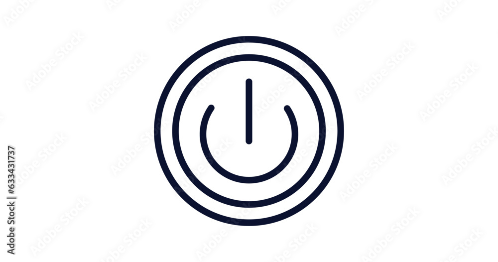 car ignition icon. Thin line car ignition icon from car parts ...