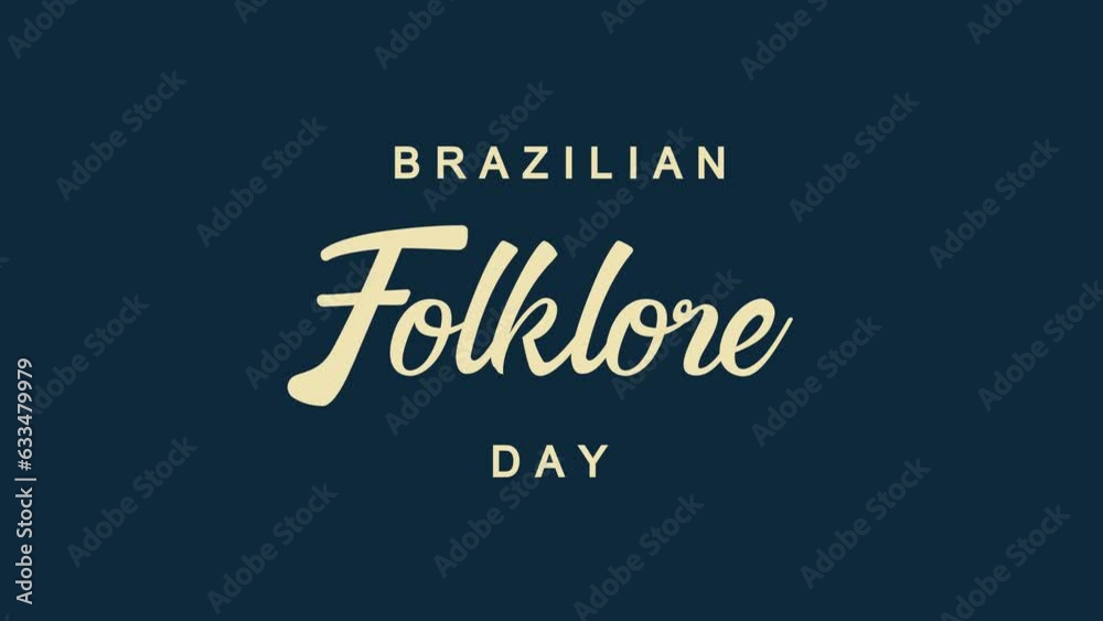 Brazilian Folklore Day Animation. Great for Folklore Day Celebrations ...