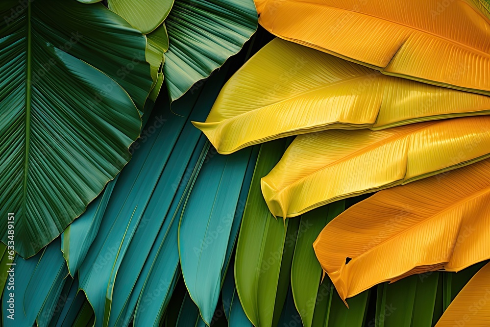 Rephrased: Tropical color palettes or color schemes are popular ...