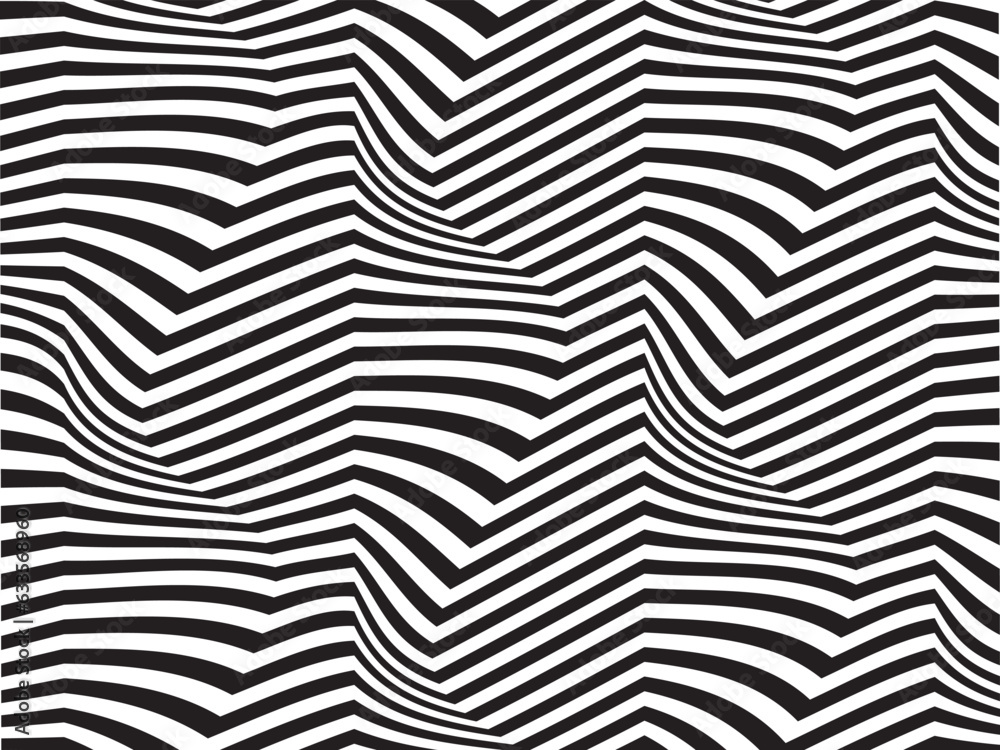 Background with wavy lines. Twisted duo tone backgrounds. Abstract ...