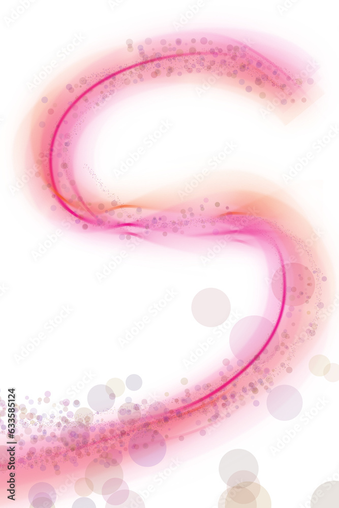 Digital png illustration of pink spiral shapes on transparent ...