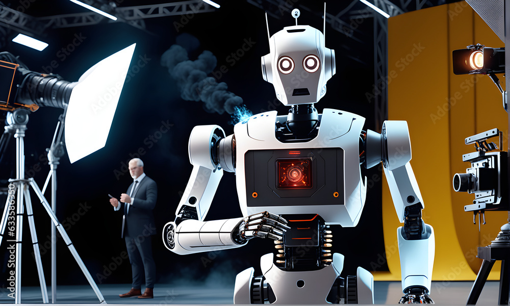 AI in Hollywood, Robot Actors Behind The Scenes, AI breaks down on set ...