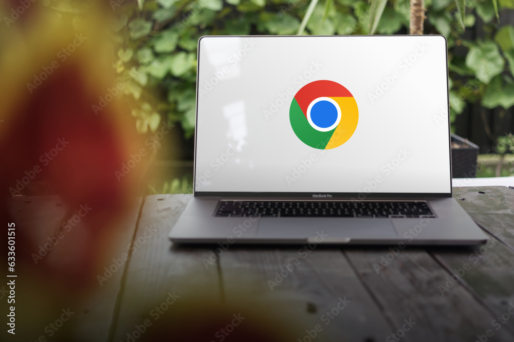 Google Chrome logo, cross-platform web browser developed by Google ...