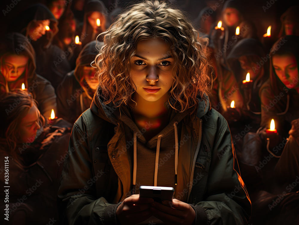 People learning about online safety and addressing cyberbullying ...