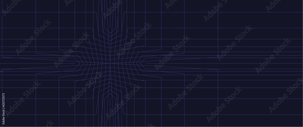 abstract 3d look alike warping line geometric perspective vector ...