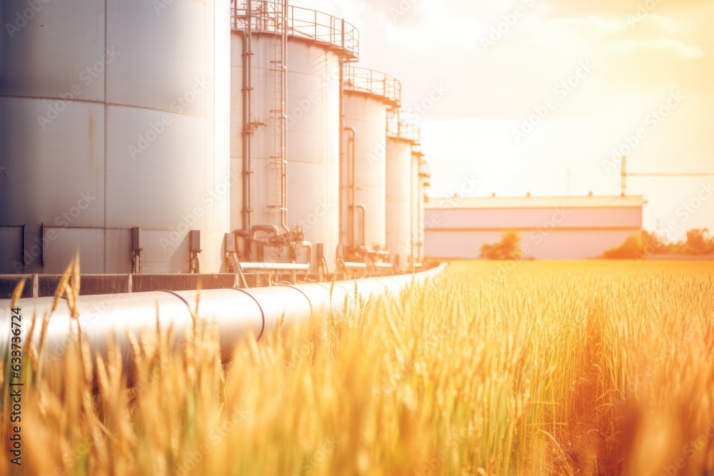 Biofuel storage green ecological biodiesel biogas gasoline gas fuel ...