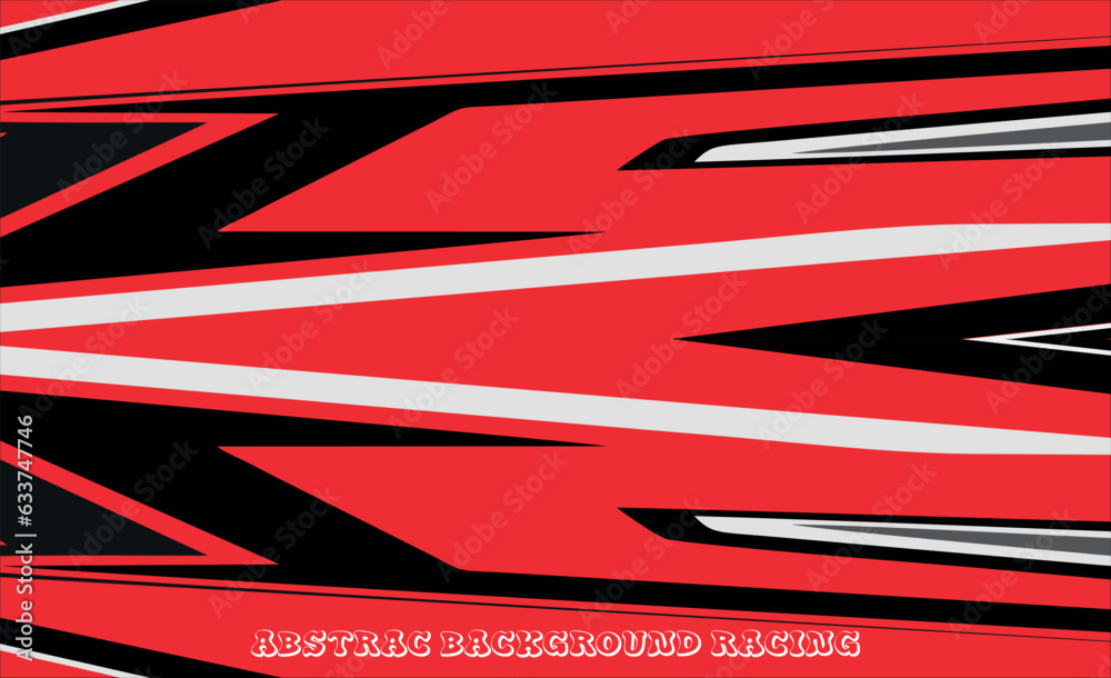 Abstract graphic line racing background kit vector design for vehicle ...