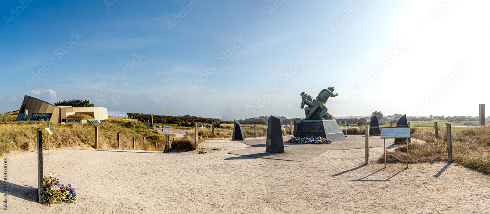 Utah Beach is one of the five Landing beaches in the Normandy landings ...