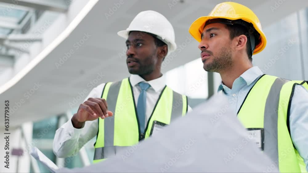 People, engineering and planning with blueprint for building ...