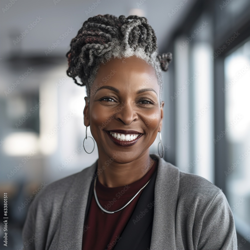 business businesswoman office mature middle aged head shot woman ...