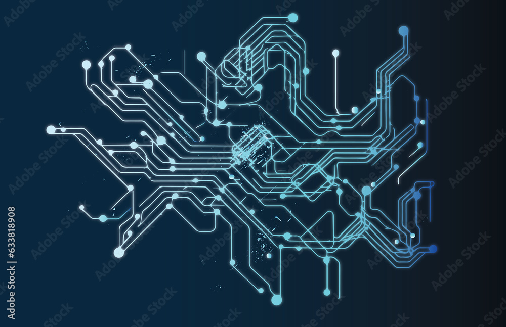 circuit board, computer technology, digital, chip, motherboard, pattern ...
