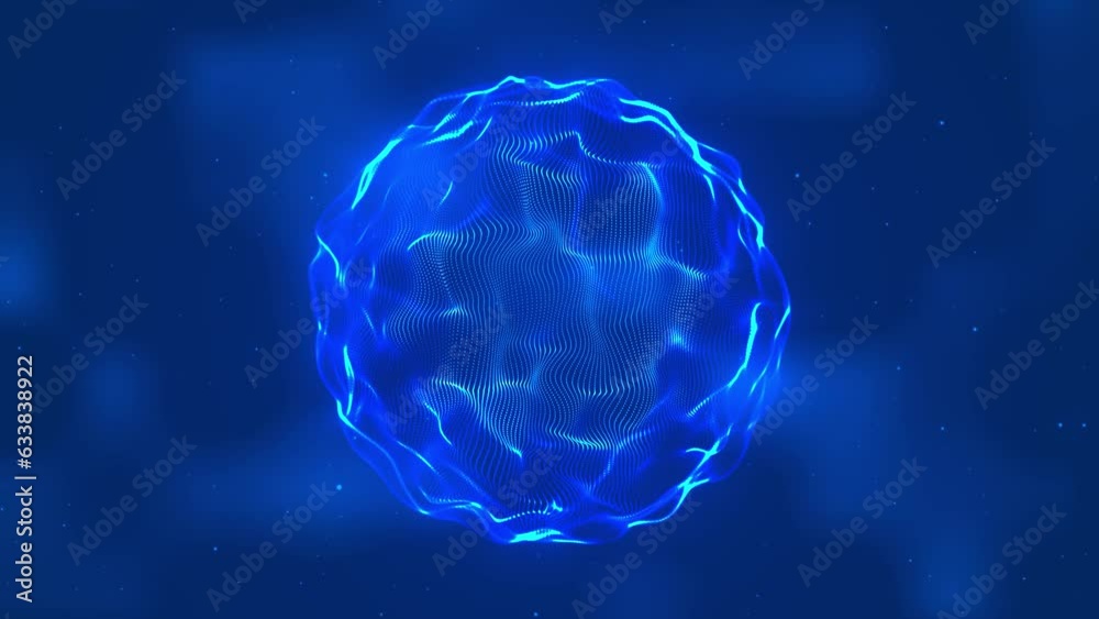 Vidéo Stock Abstract liquid geometric sphere . Abstract Motion Graphic ...