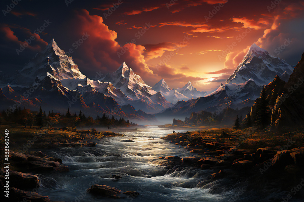 Fantasy Landscape Mysterious and Enchanted Realm: Explore an ...