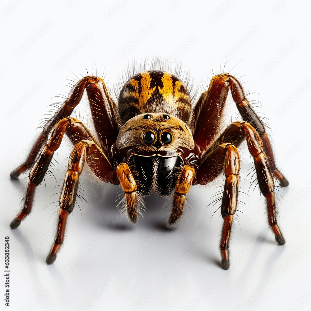 8-legged Spider on a Transparent Background Stock Illustration | Adobe ...