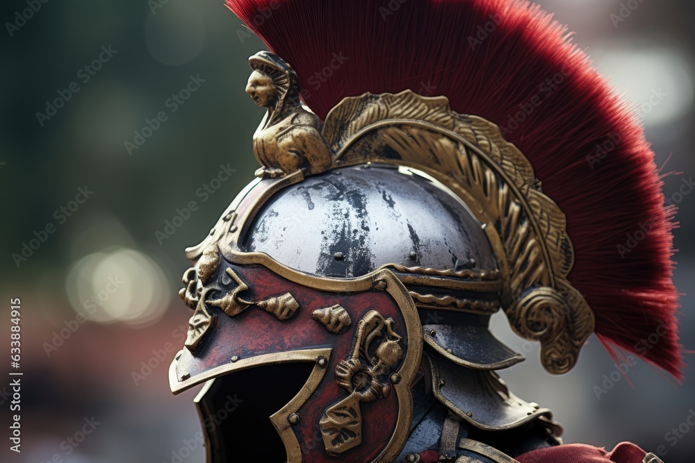 Stories Carved in Metal: Close Gaze at Roman Helmet, Plume Rustling in ...